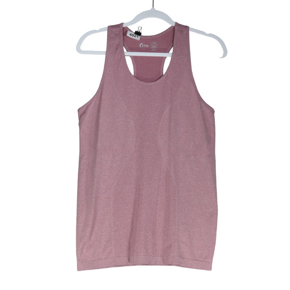 ZYIA | Tops | Zyia Active Copper Charged Tank Womens Large Pink ...